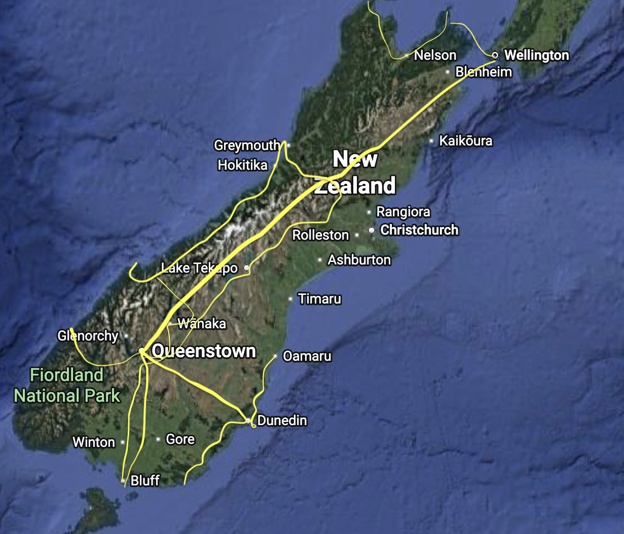 Scenes from the South Island – Seeing the World, One Year at a Time